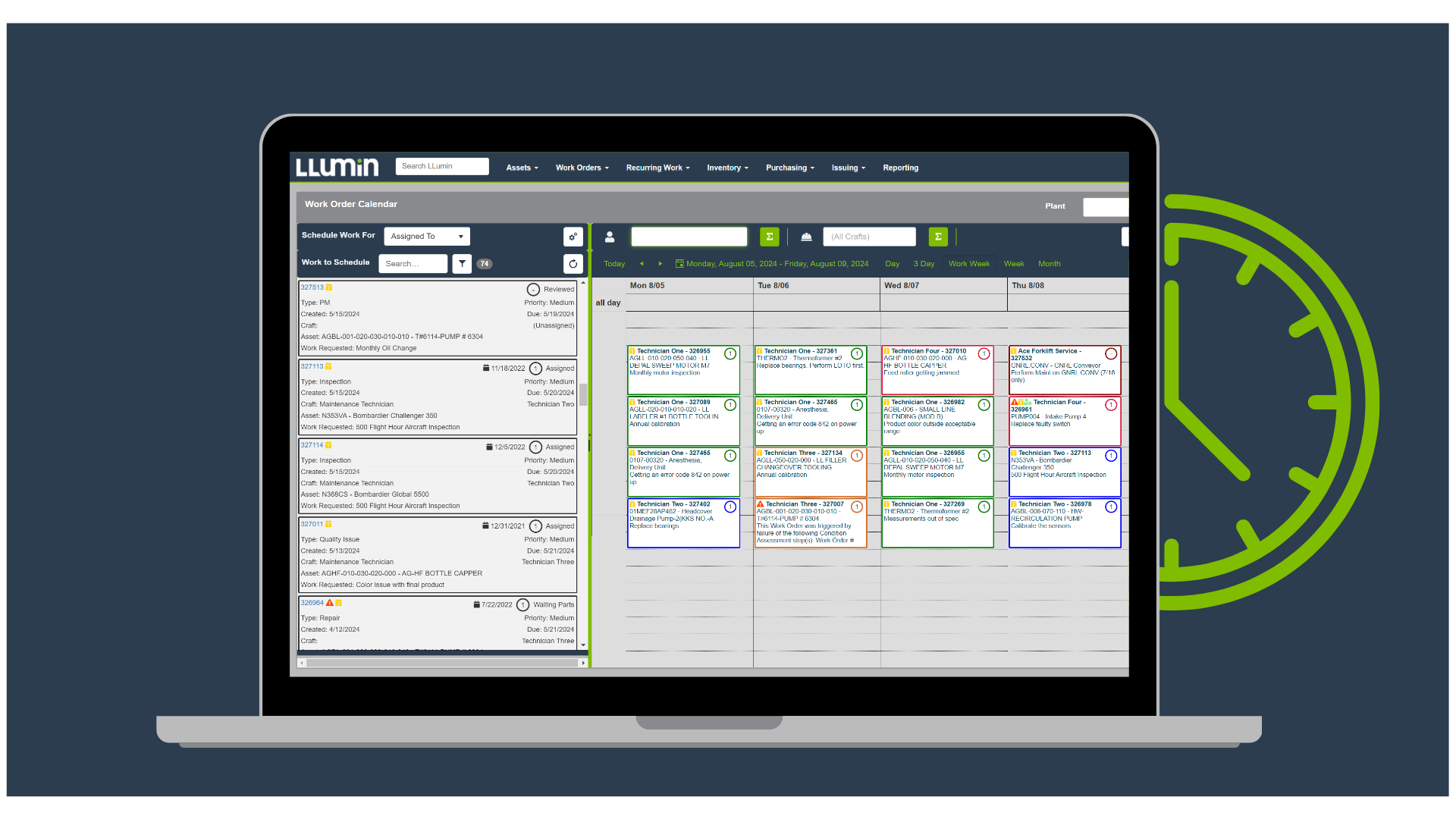 Feature Guide: Work Order Calendar – LLumin Support Portal